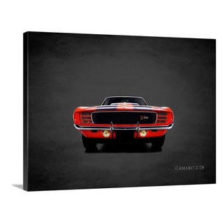 "Chevrolet Camaro Z28 1969" Wrapped Canvas Art Print, 16"x12 ...