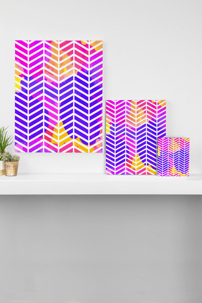 Deny Designs Rebecca Allen Purple Bliss Art Canvas, 16x20 ...