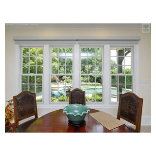 Stylish Dining Room with New Window Combination - Renewal by Andersen ...