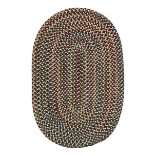 Colonial Mills Worley Oval Braided Rug, 6X9 - Contemporary - Area Rugs ...