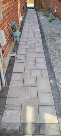 Paver stones discoloration