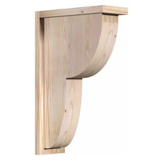 Crestline Corbel w/Backplate, 14"dx22"h - Transitional - Corbels - by ...