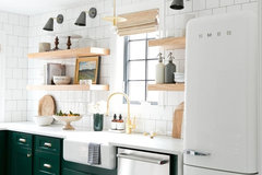 Off center kitchen window