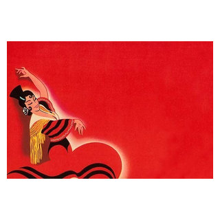 Spanish Dancer, 20" x 30" - Traditional - Prints And Posters - by ...
