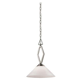 THOMAS LIGHTING 2401PL/20 Tribecca 1-Light Mini Pendant in Brushed ...