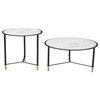 Set of 2 Davis Coffee Tables Black & White - Contemporary - Coffee ...