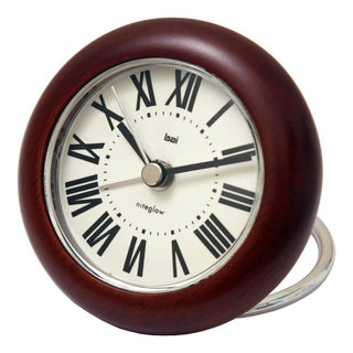 Rondo Wooden Travel Alarm Clock Roma - Contemporary - Alarm Clocks - by ...