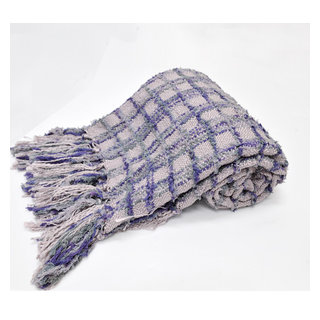 Multi Color Chenille Throw, 60"x80" - Farmhouse - Throws - by BNF Home ...