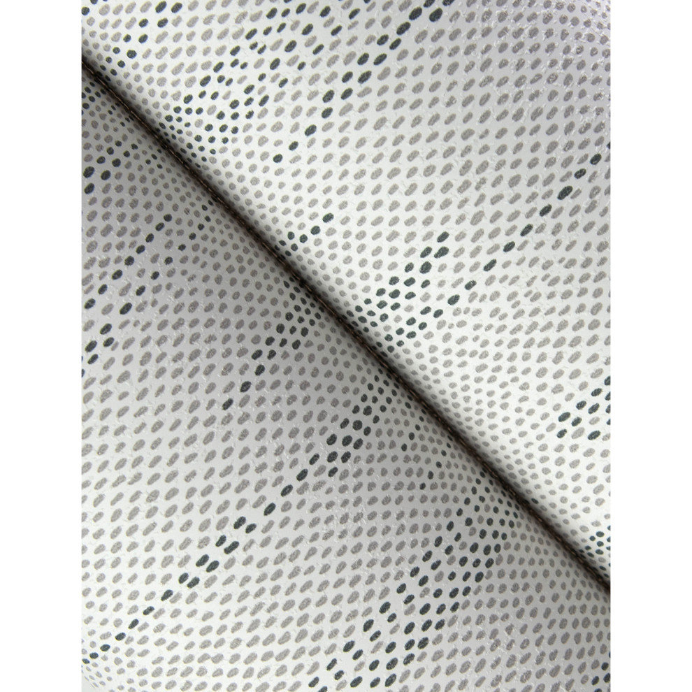 Baris Charcoal Stipple Stripe Wallpaper Sample, Swatch - Contemporary ...