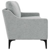 Corland Upholstered Fabric Sofa, Light Gray - Contemporary - Sofas - by ...