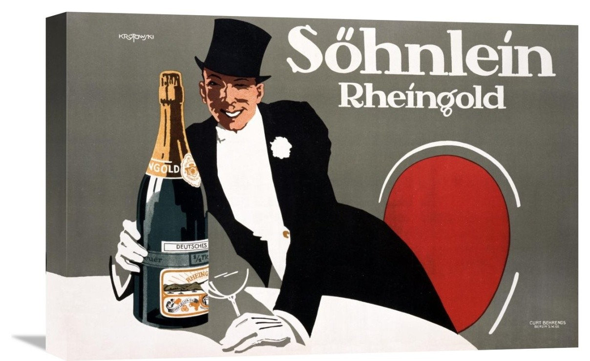 "Sohnlein" Artwork, 22" x 14", 22" x 14.652" - Midcentury - Prints And ...