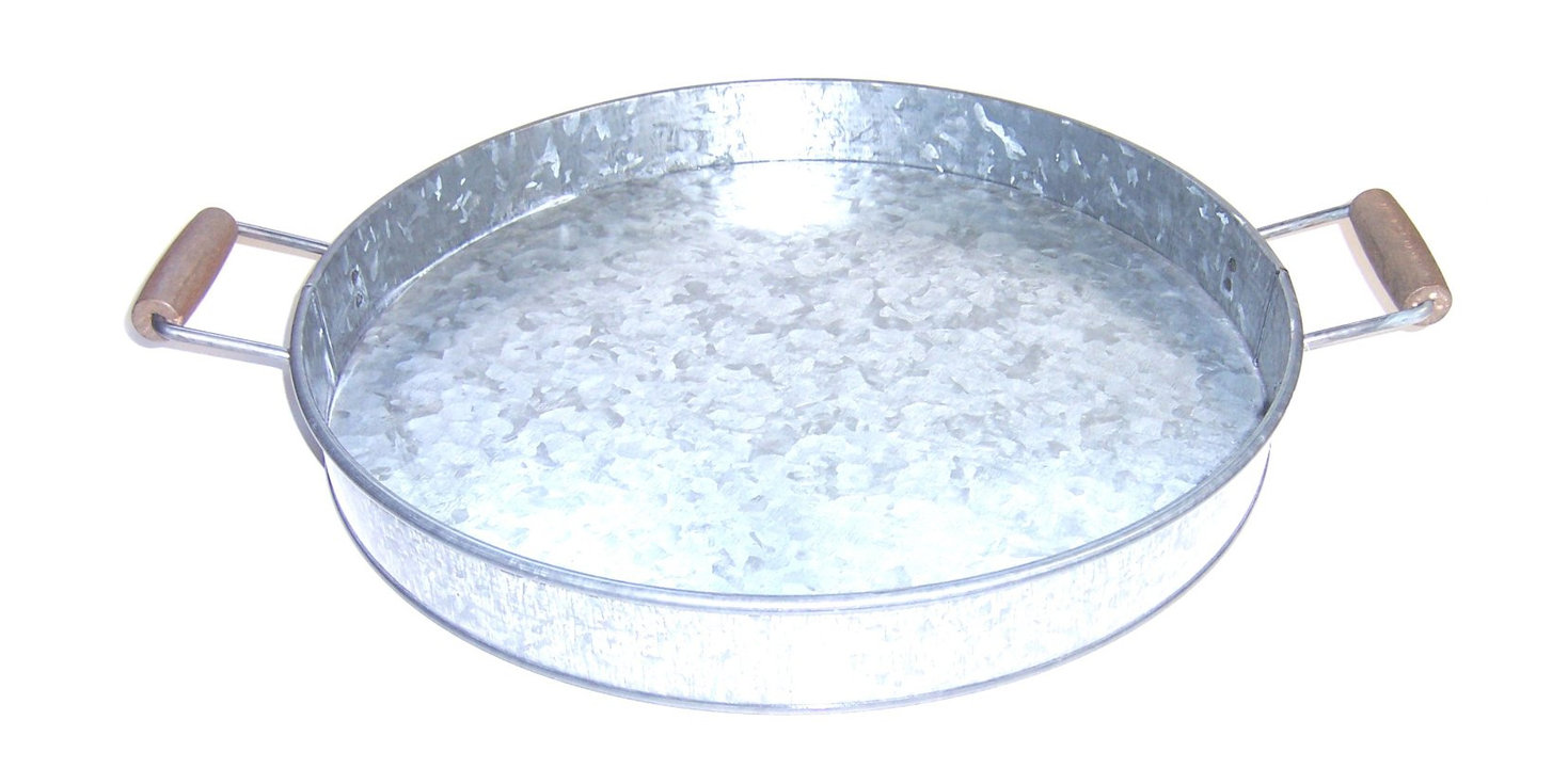 Galvanized Nautical Serving Tray - Beach Style - Serving Trays - by ...