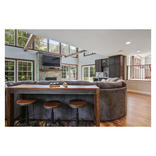 Modern Farmhouse family home remodel - Farmhouse - Family Room - Other ...