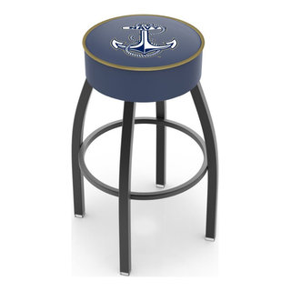 Holland L8B1 US Naval Academy NAVY 25" Swivel Counter Stool - Black ...