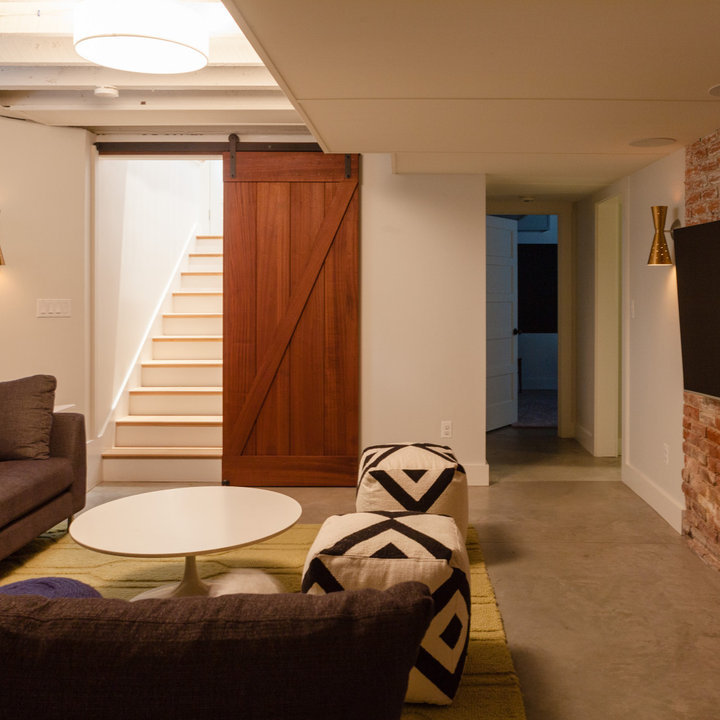 75 Basement with White Walls Ideas You'll Love - April, 2026 | Houzz
