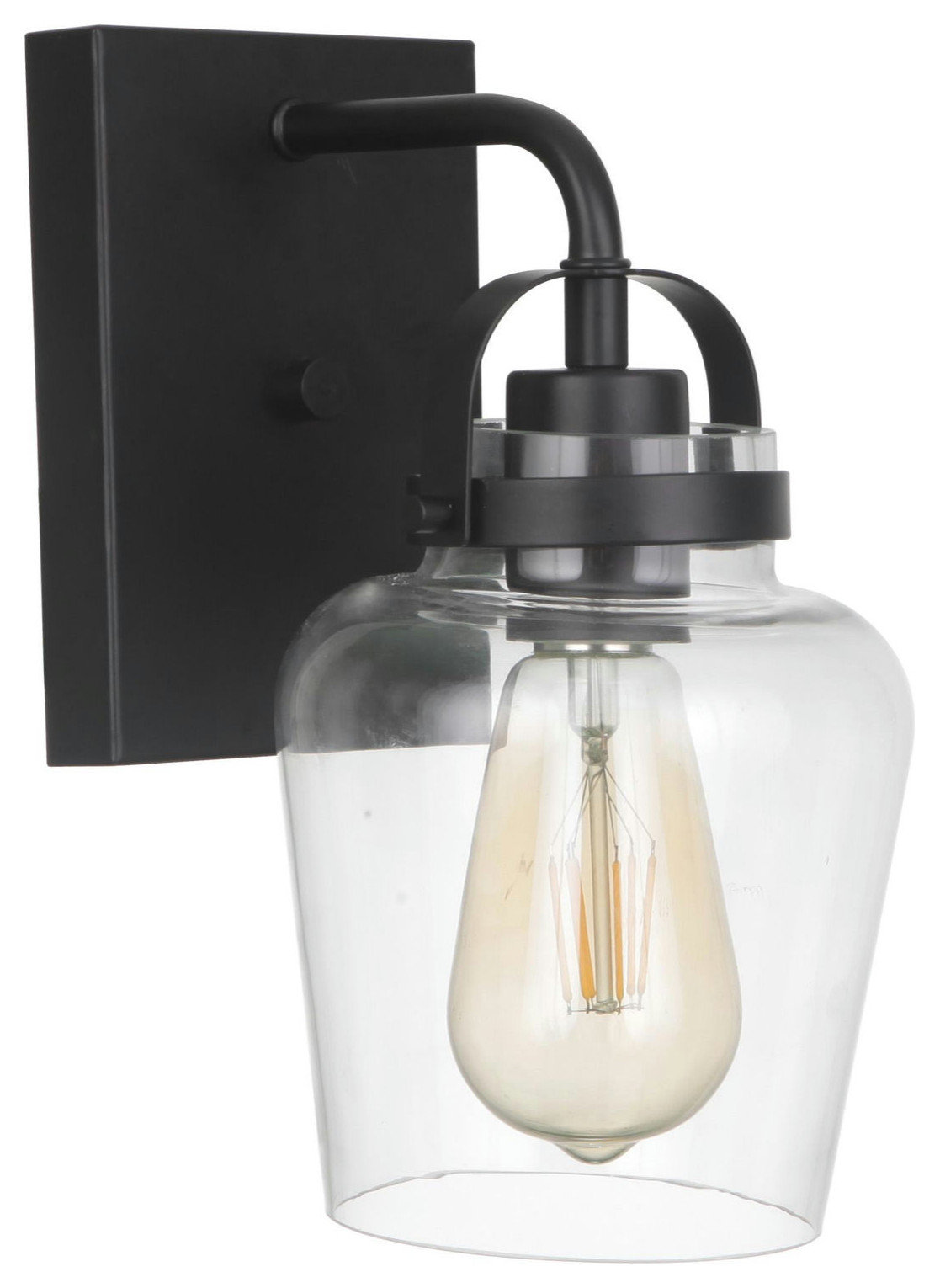 Flat Black, 53501-FB - Transitional - Wall Sconces - by PARMA HOME | Houzz