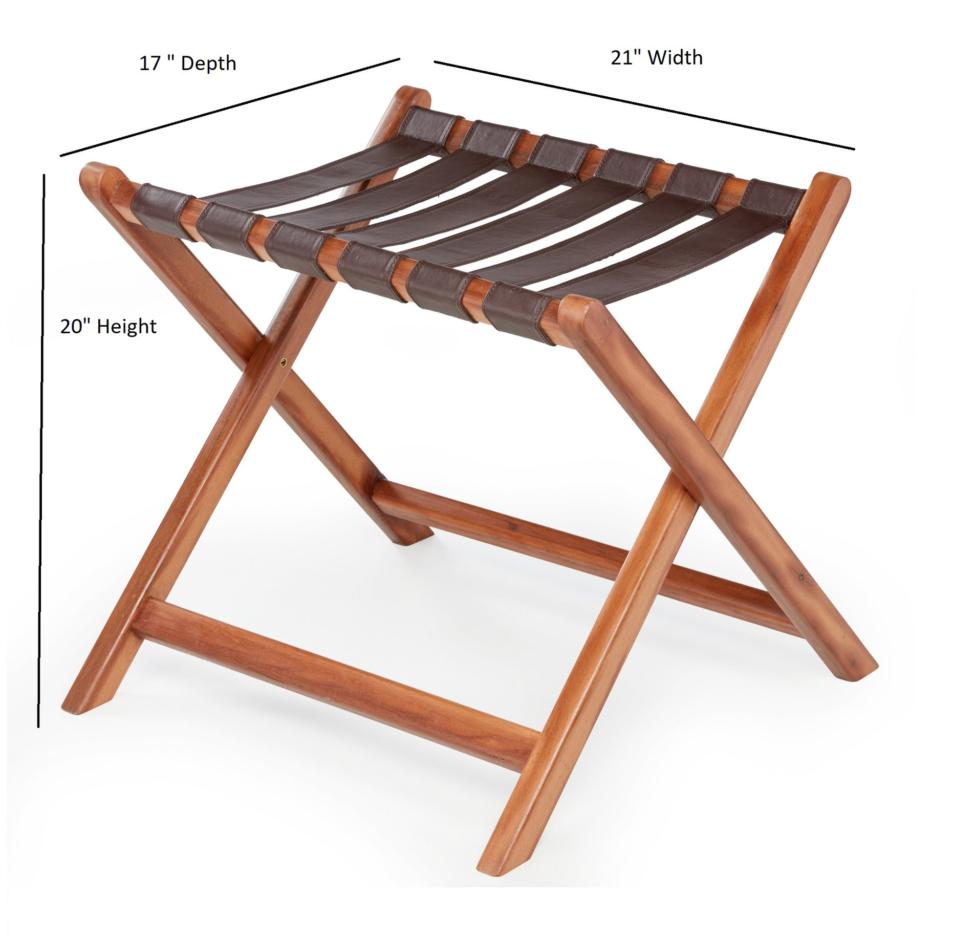 Luggage Rack - Wood - Transitional - Clothes Racks - by Roselli Trading ...