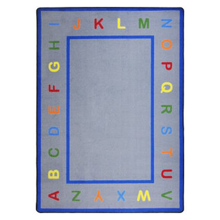 Kid Essentials, Infants & Toddlers Learn Your Letters Rug, 5'4" x 7'8 ...