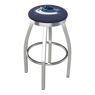 Holland L8C2C Vancouver Canucks 25" Swivel Counter Stool - Chrome ...