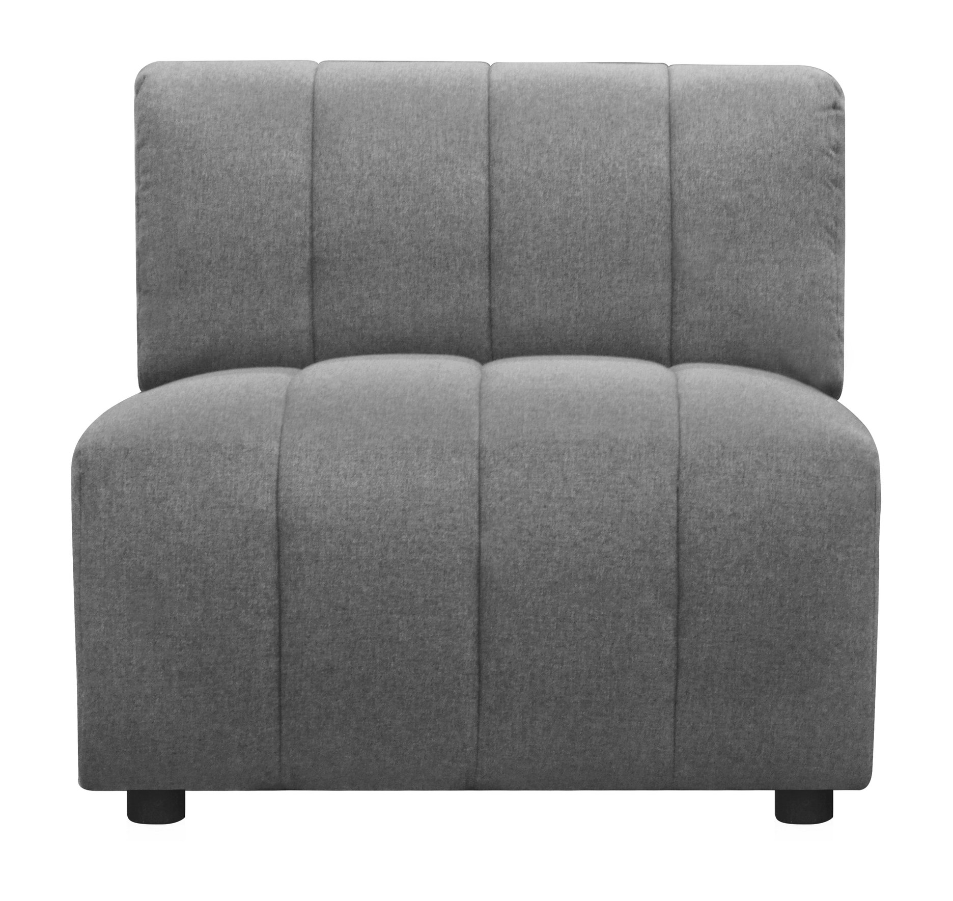 Lyric Slipper Chair Grey - Transitional - Armchairs And Accent Chairs ...