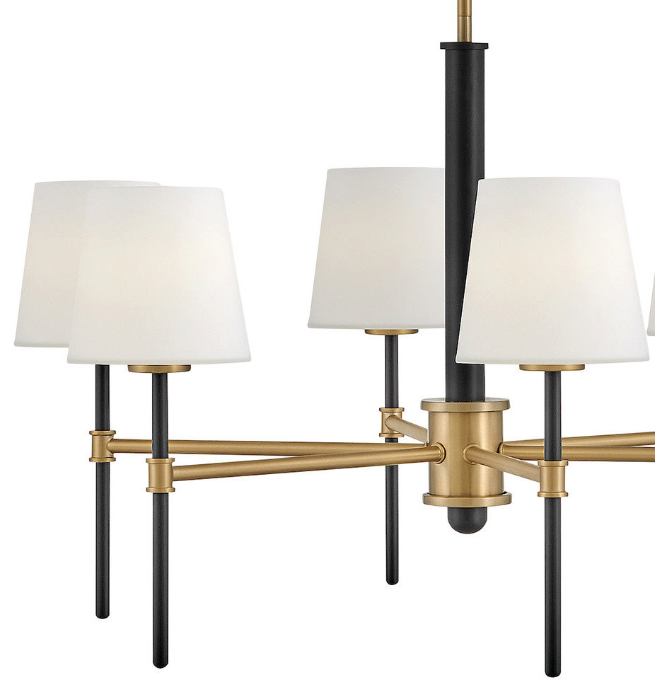 Hinkley Saunders Chandelier, Medium - Transitional - Chandeliers - by Hinkley | Houzz