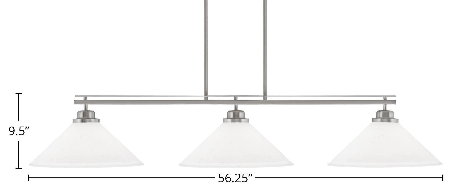Odyssey 3-Light Island Light, Round Fitter - Transitional - Kitchen ...
