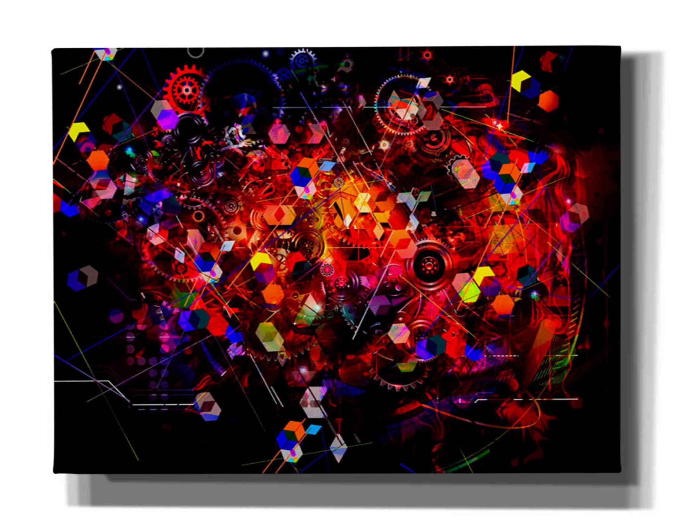 Epic Graffiti "The Machine" Giclee Canvas Wall Art, 16" x 12 ...