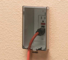 Electrical outlets on screened porch - making them look good