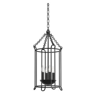 Black Iron Four Light Lantern from the Lassen Collection, 28.000 ...