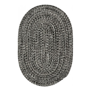 Colonial Mills Rug Laffite Tweed Gray Oval, 14x18 - Farmhouse - Outdoor ...