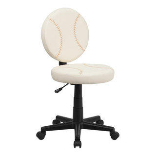 Baseball Swivel Task Office Chair - Contemporary - Office Chairs - by ...