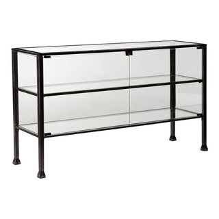 Gretta Terrarium Display Console Table - Transitional - Console Tables ...