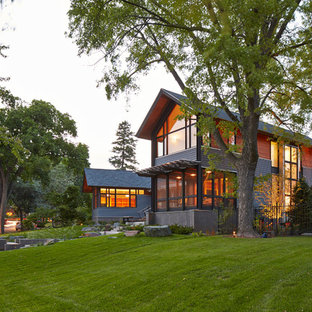 75 Beautiful Modern Gable Roof Pictures & Ideas | Houzz