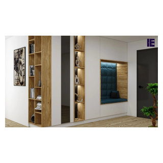 Entrance Seating Area With Openshelf Units Supplied by Inspired ...