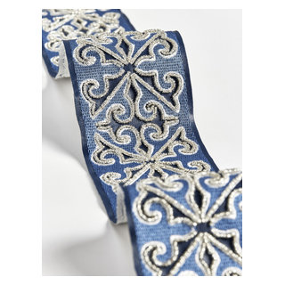 Saxony Embellished Tape - Contemporary - Upholstery Fabric - by ...