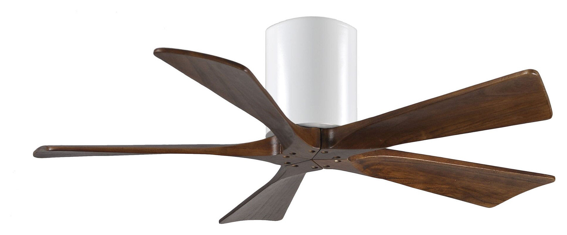 Matthews Irene 42" Indoor Ceiling Fan in Gloss White, 42.000 ...
