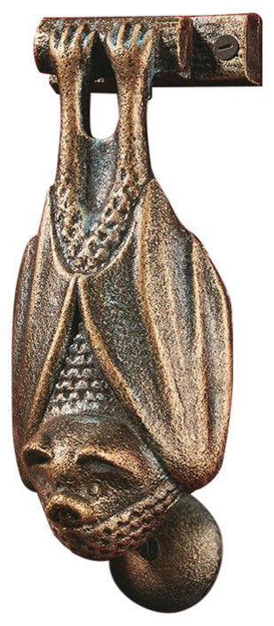 Vampire Bat Cast Iron Door Knocker - Traditional - Door Knockers - by ...