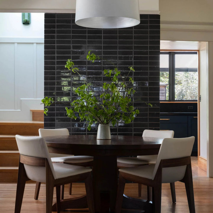 75 Beautiful Dining Room with Brick Walls Ideas and Designs - January ...
