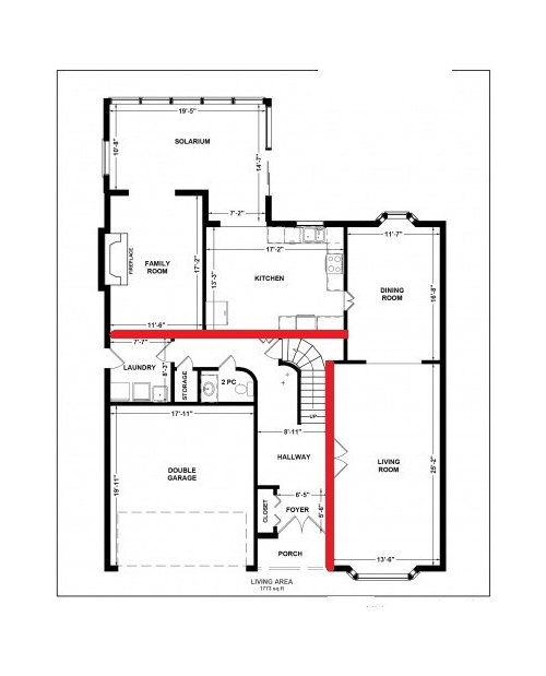Need help on floor plan for main floor renovation