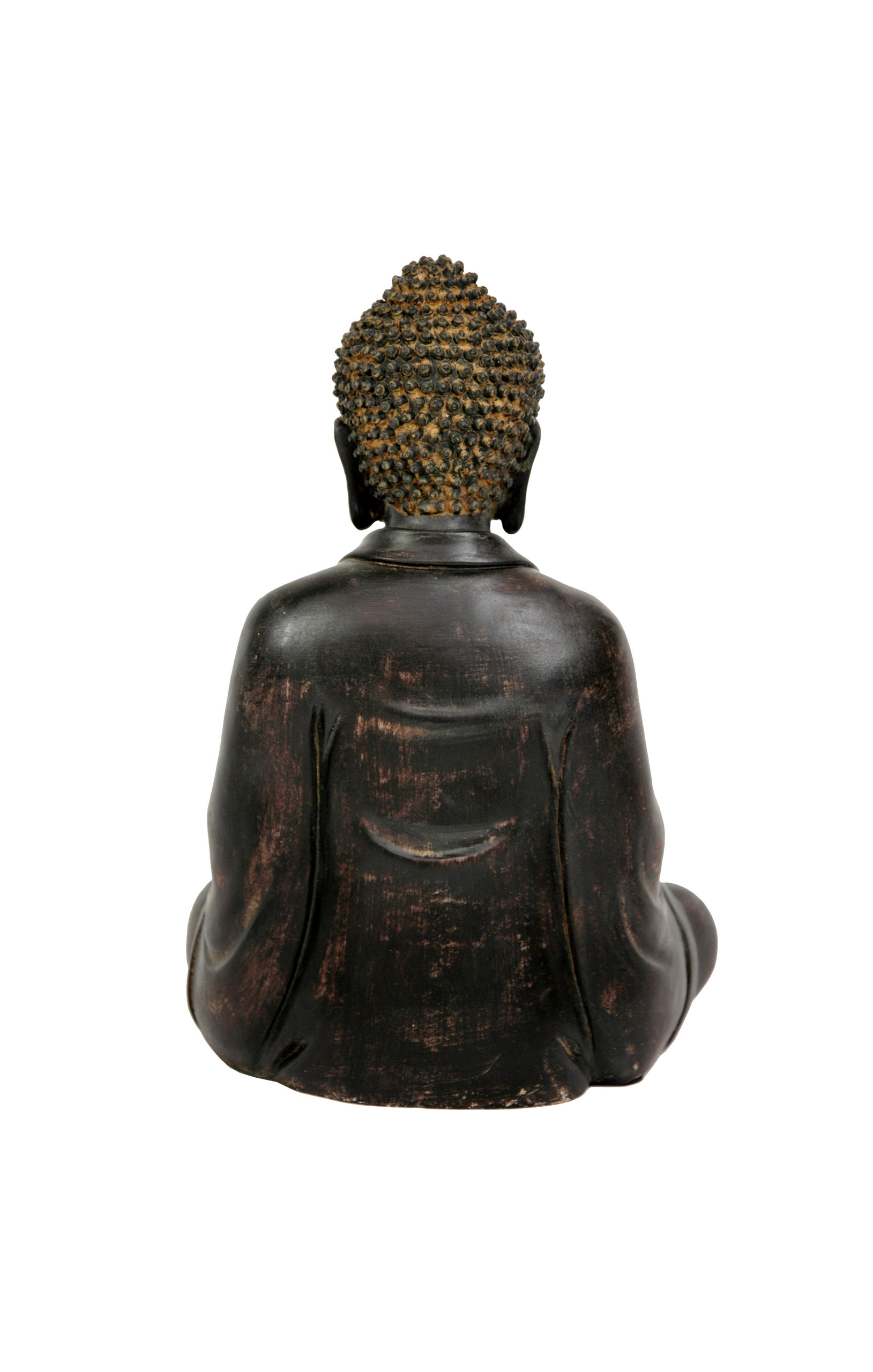 9" Japanese Sitting Buddha Statue - Asian - Decorative Objects And ...