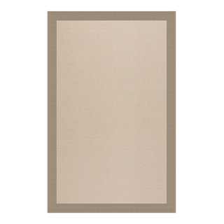 Zoe-Beach Sisal Machine Tufted Rectangle Rug, Buff, 3'x5' - Beach Style ...