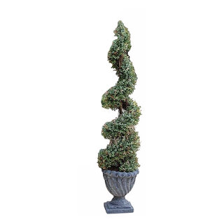 Spiral Topiary, 48" - Traditional - Artificial Plants And Trees - by ...