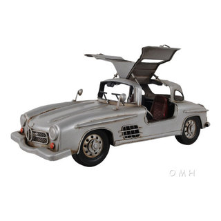 MERCEDES BENZ 300L GULLWING SILVER MODEL Collectible Metal scale model ...