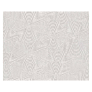 Cottage Textured Wallpaper Geometric Circles, 1 Roll - Transitional ...