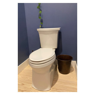 Hammered Copper Waste Bin / Trash Can (TC11DB) - Rustic - Powder Room ...