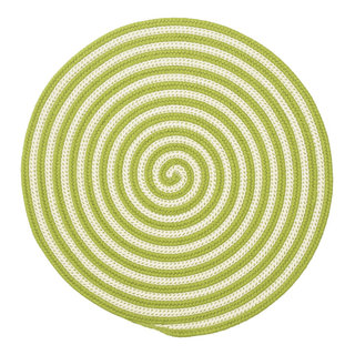 Candy Cane Rugs, Green 65”x65” - Contemporary - Outdoor Rugs - by ...