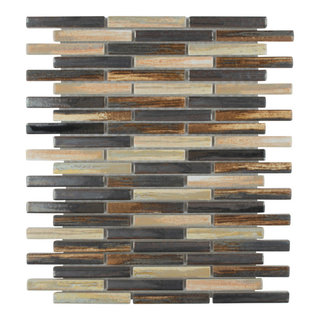 Rustica Brick Mosaic Floor and Wall Tile, Highlands, Sample ...