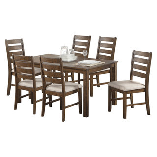 Salileo 7PC Pack Dining Set - Rustic - Dining Sets - by HedgeApple | Houzz