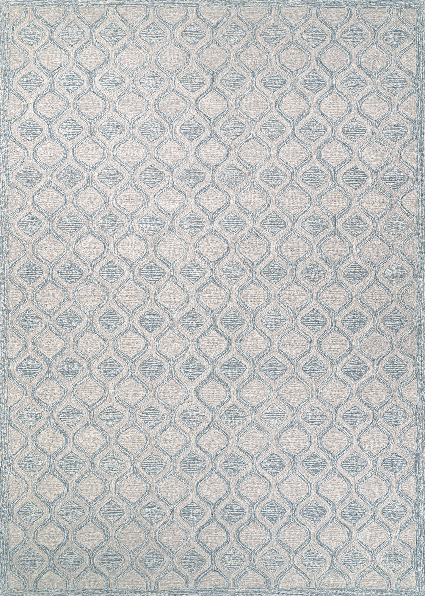 Couristan Silverthorne Mosaic Cornflower Rug 6' x 9' - Transitional - Rugs - by PARMA HOME | Houzz