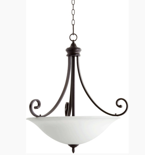 style of light in foyer with 10 foot ceilings